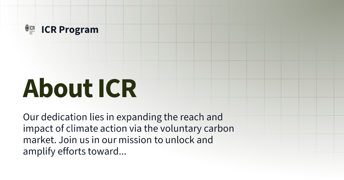About ICR | ICR Program